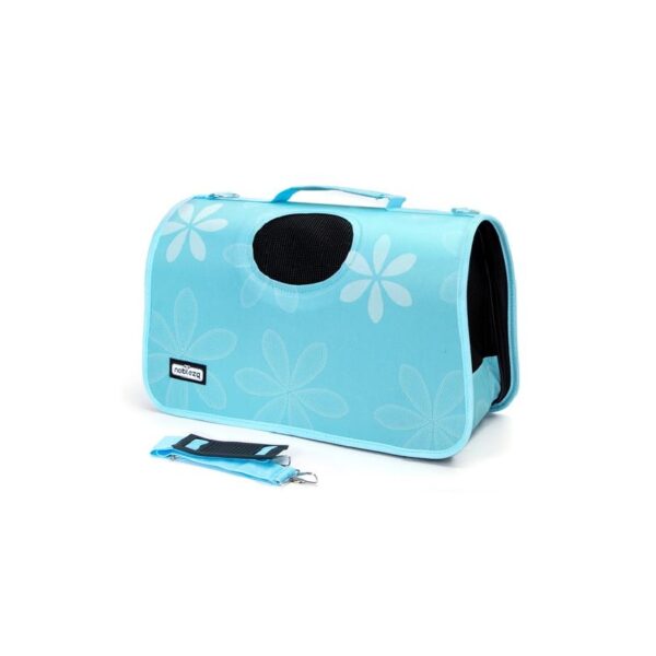NOBLEZA PET BAG ΤΣΑΝΤΑ ΜΕΤΑΦΟΡΑΣ ΓΑΛΑΖΙΑ ΜΕ ΛΟΥΛΟΥΔΙΑ SMALL - ONLINE ...