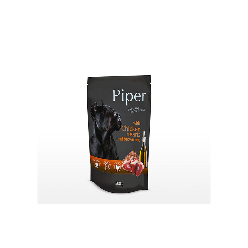 PIPER POUCH ADULT ΚΟΝΣΕΡΒΑ - ΦΑΚΕΛΑΚΙ ΓΙΑ ΕΝΗΛΙΚΟΥΣ ΣΚΥΛΟΥΣ ΜΕ ΚΑΡΔΙΑ ...