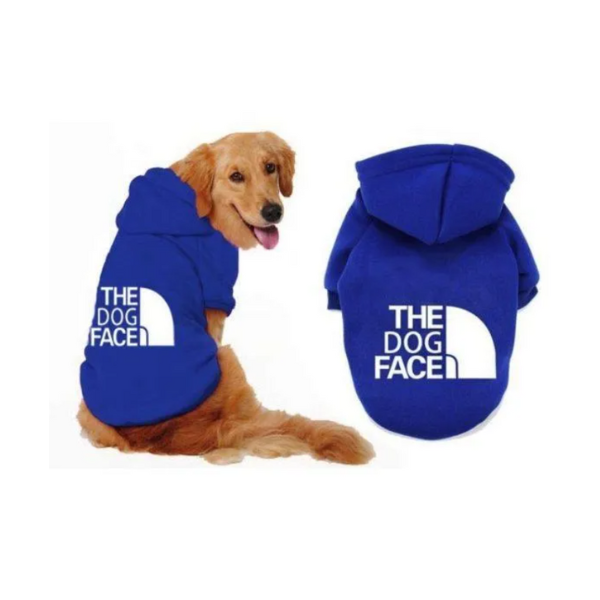 ΦΟΥΤΕΡ ΣΚΥΛΟΥ DOG FACE ΜΠΛΕ - ONLINE PET SHOP
