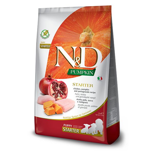 N&D PUMPKIN PUPPY STARTER ΞΗΡΑ ΤΡΟΦΗ ΣΚΥΛΟΥ ΜΕ ΚΟΤΟΠΟΥΛΟ, ΚΟΛΟΚΥΘΑ ...