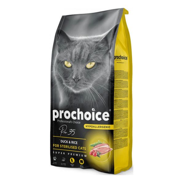 PROCHOICE PRO 35 STERILISED ΞΗΡΑ ΤΡΟΦΗ ΓΑΤΑΣ ΜΕ ΠΑΠΙΑ 2KG - ONLINE PET SHOP